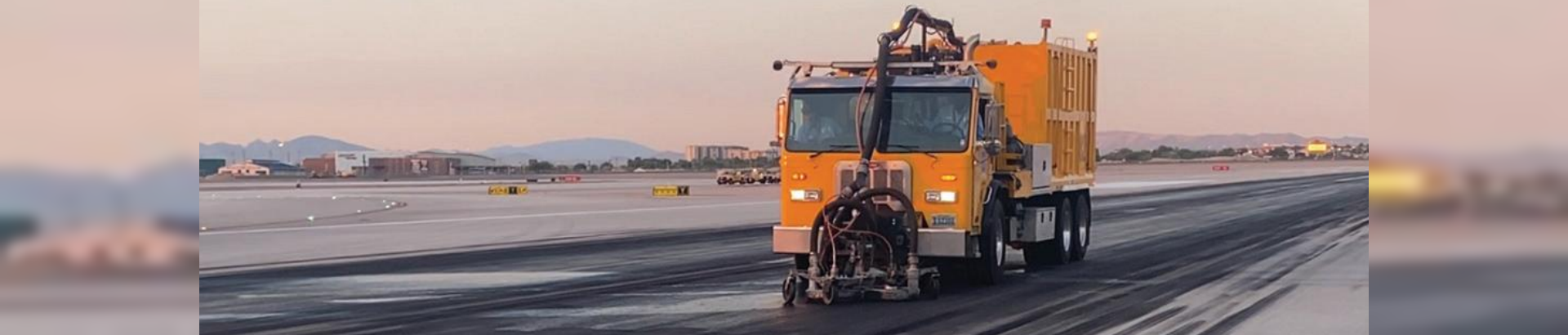 Ultra-high pressure washing Vetrofluid treated concrete